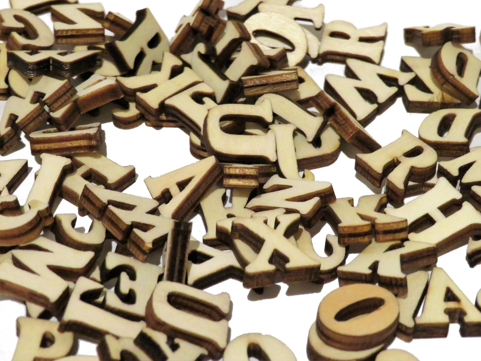 X10 Unfinished Wooden Letters or Numbers, Any Combination, Small ...