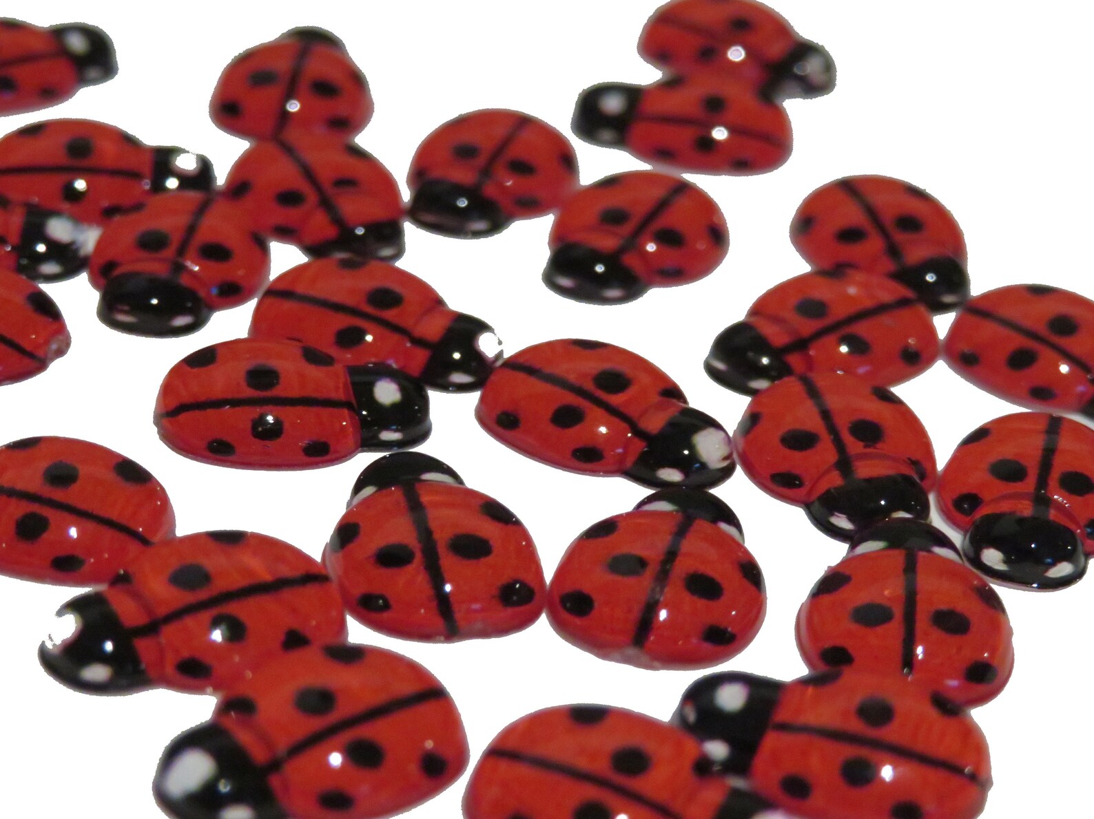 X20 Resin Red Ladybugs 13mm for Handcraft 13mm Ladybug Animal - Etsy