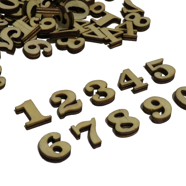 Wooden Numbers - Etsy