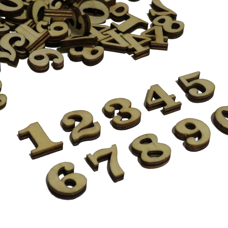 Wooden Numbers - Etsy