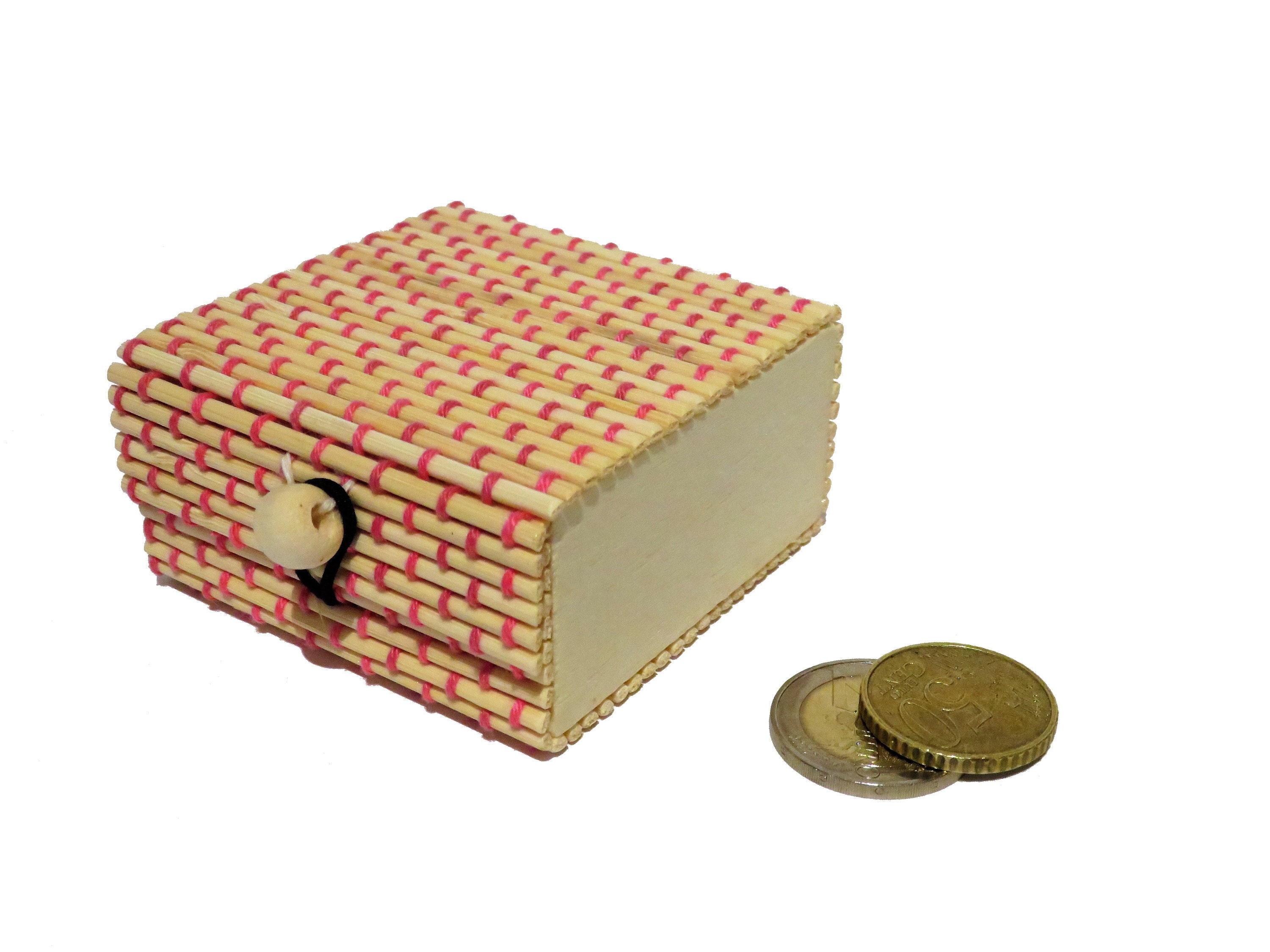 Mini Wooden Box Baby Pink Color Baby Blue Color Wooden - Etsy
