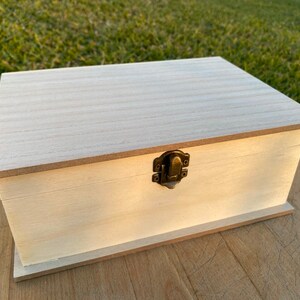 Unfinished Wooden Box Book Shaped With 6 Compartments, Unfinished Wood ...
