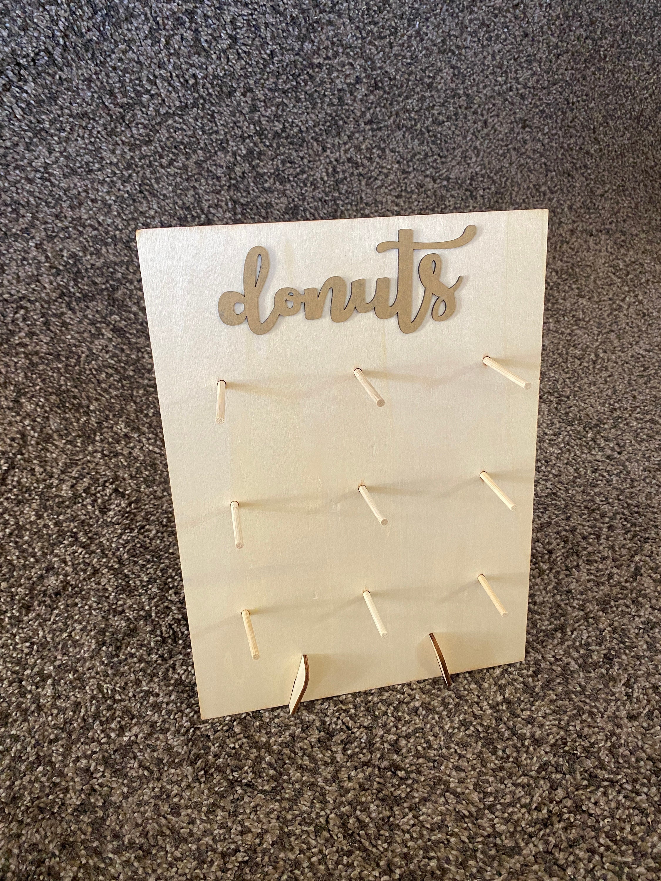 Donuts Sign, Laser Cut Wood Sign, Dessert Bar Signs, Backdrop Decor ...