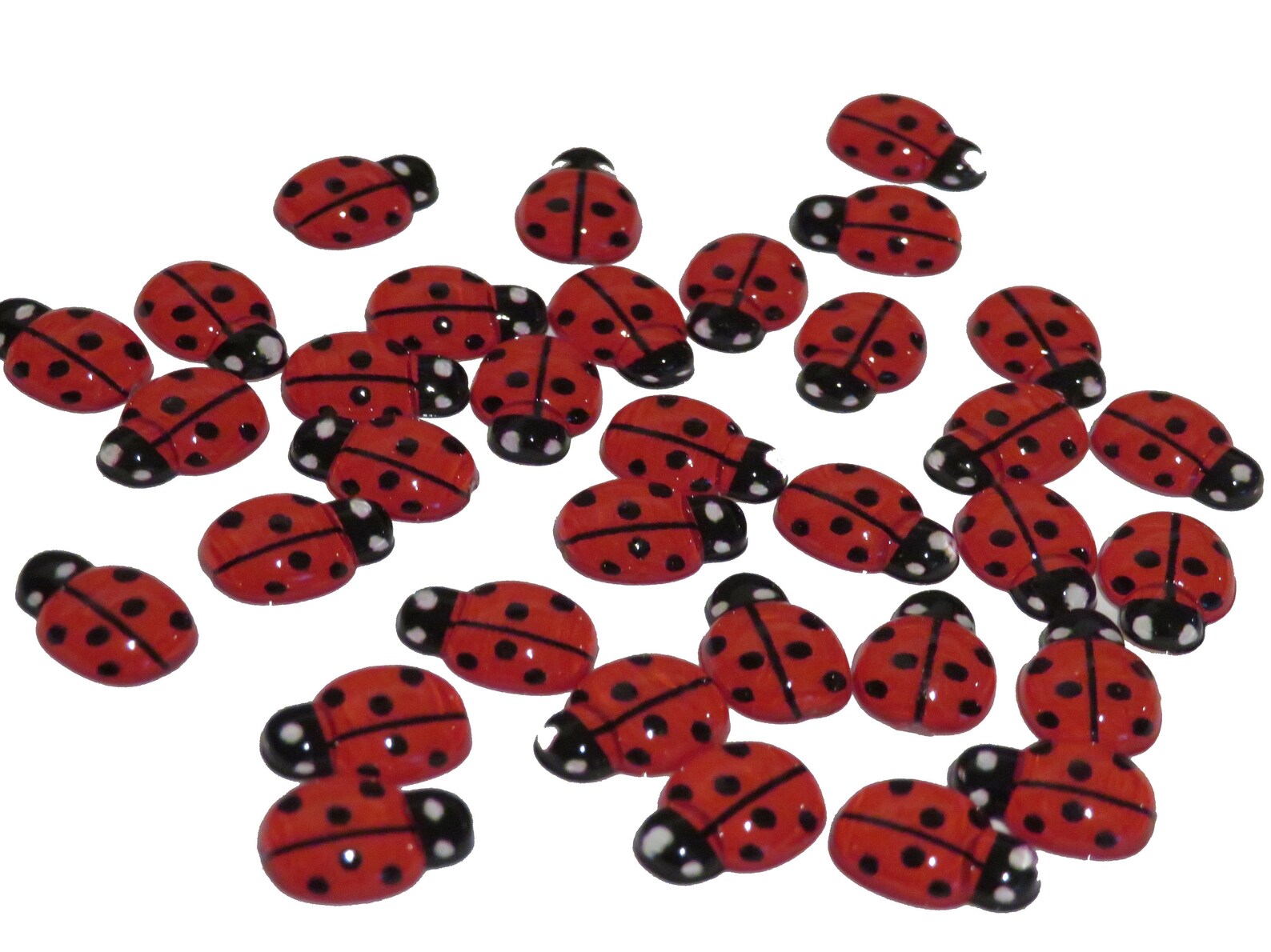 X20 Resin Red Ladybugs 13mm for Handcraft 13mm Ladybug Animal - Etsy