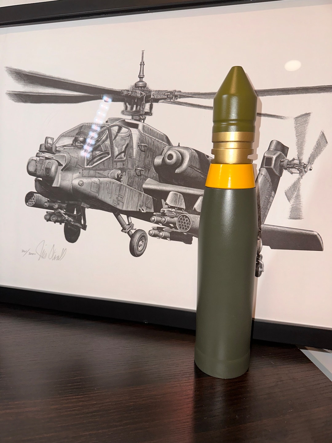 3D Printed AH-64 2.75 Hydra Rocket M151 Warhead / M423 Fuze replica 1:1 ...