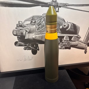 3D Printed AH-64 2.75 Hydra Rocket M151 Warhead / M423 Fuze replica 1:1 ...