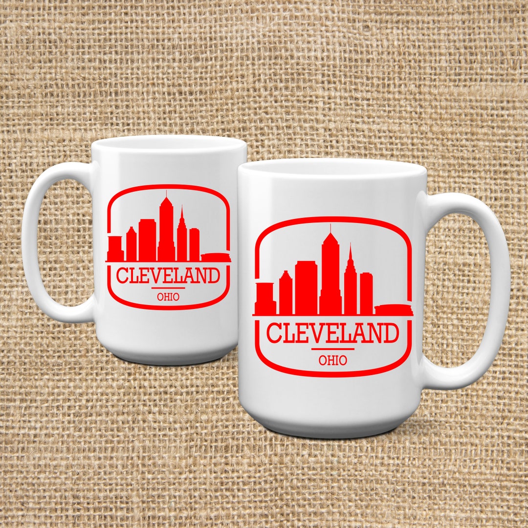 Cleveland Ohio Coffee Mug Cleveland Collection Coffee Mugs Cleveland ...
