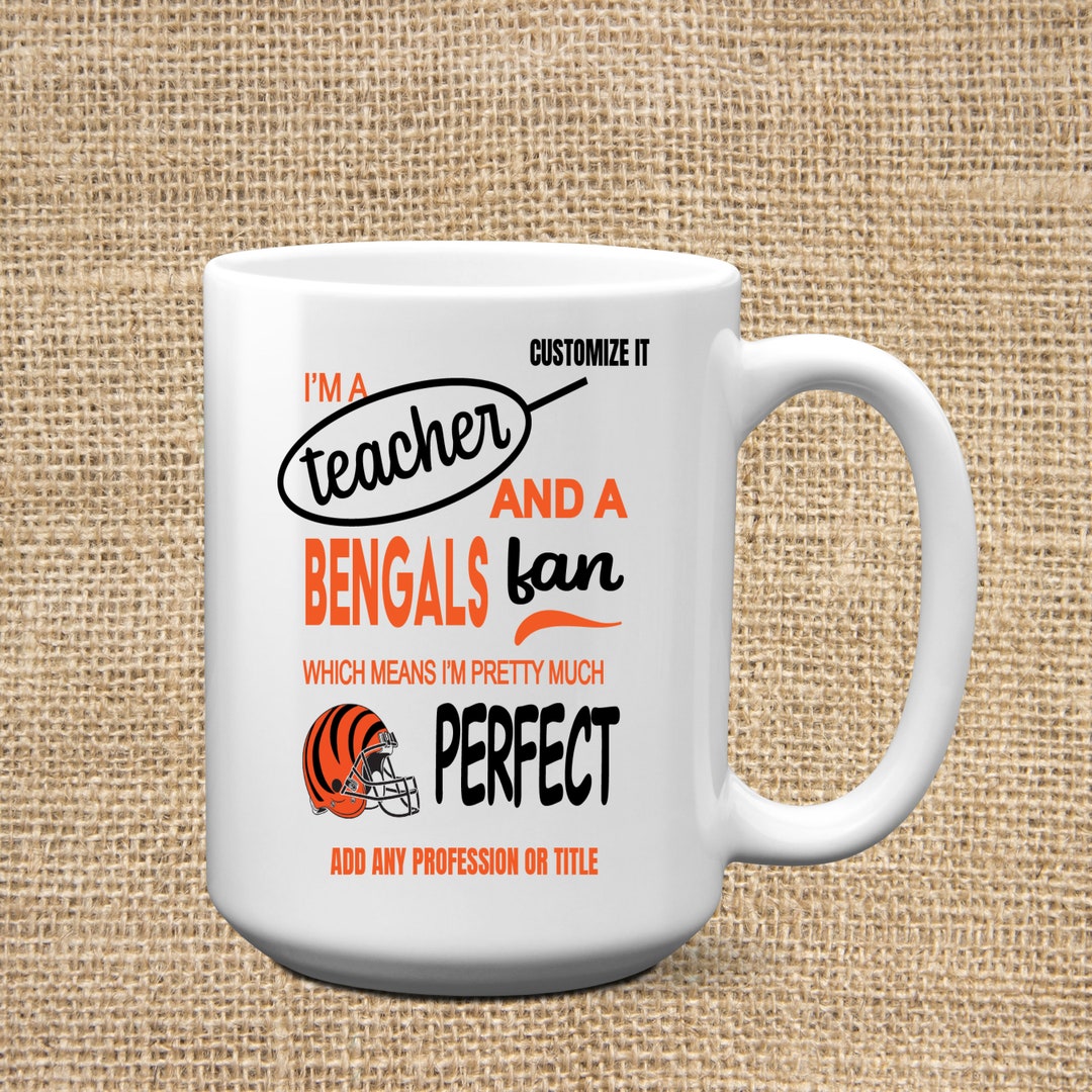 Customized Bengals Coffee Mug Custom Bengals Fan Mug Bengals Perfect ...