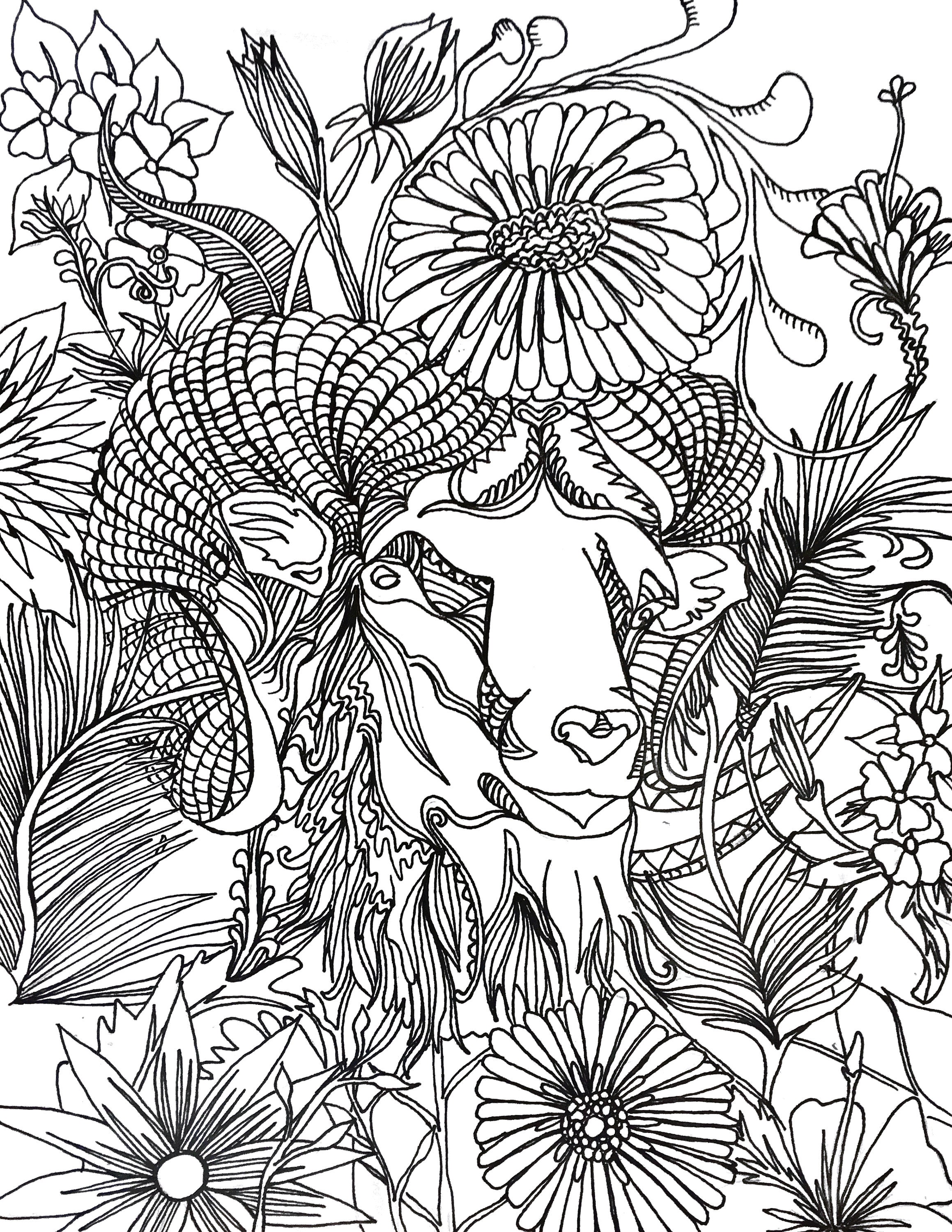 Very Detailed Coloring Pages