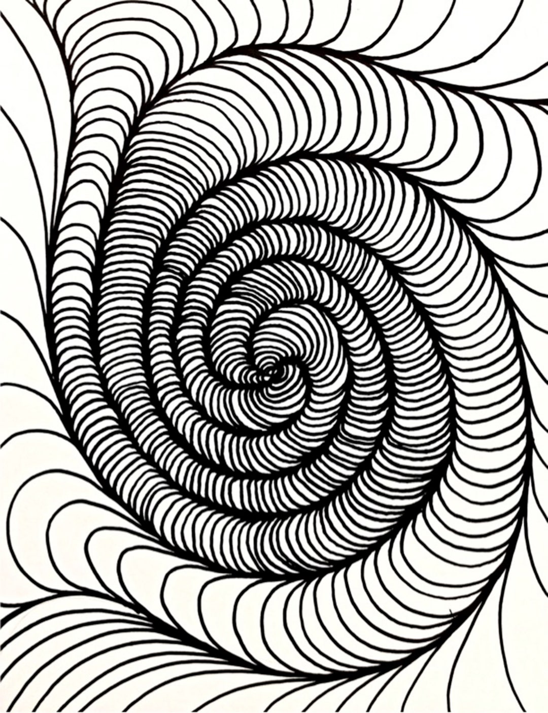 OP Art Coloring Page - Etsy Canada