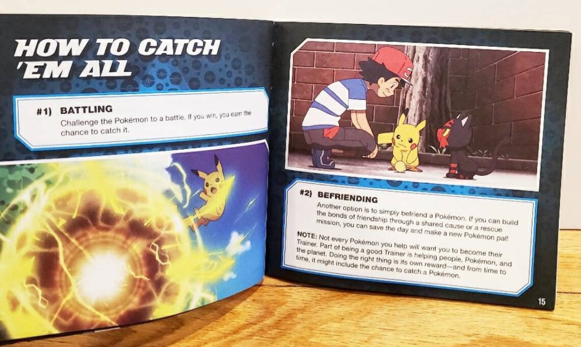 Pokemon Training Manual Pokemon Book Pokemom Traning Manual | Etsy