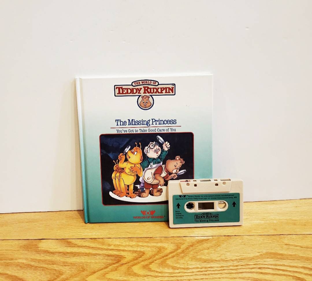 Teddy Ruxpin the Missing Princess Book and Tape, Teddy Ruxpin Tapes ...