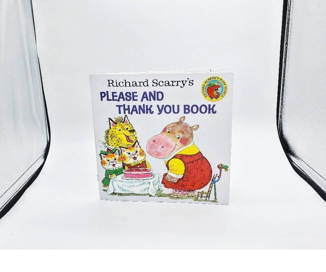 Richard Scarry Please and Thank You Book, Richard Scarry Books, Vintage ...