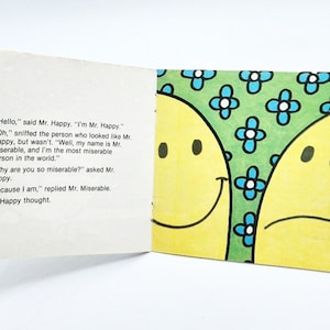 Vintage Mr. Happy Book - Etsy