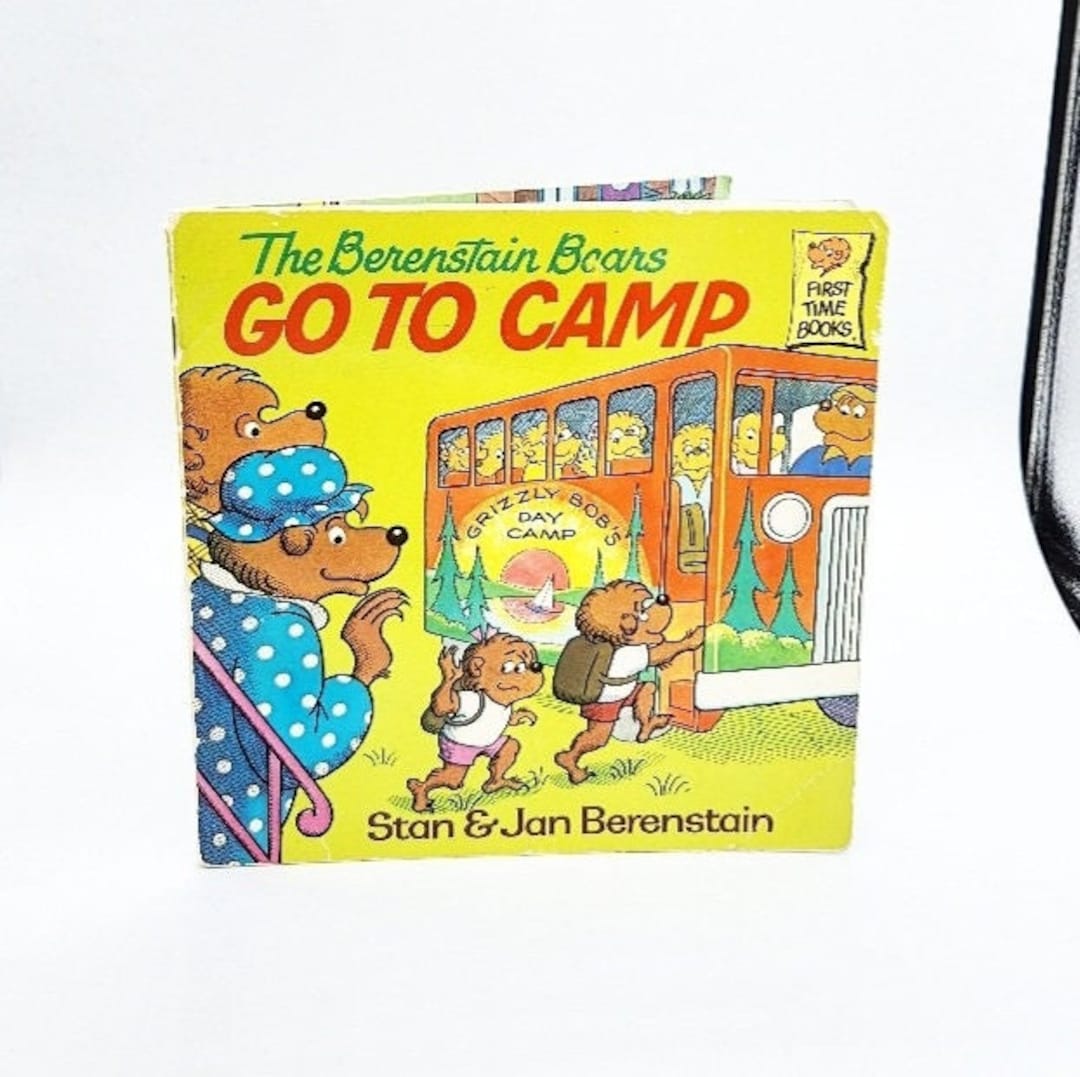 Berenstain Bears Go to Camp, Summer Camp Book, Vintage Berenstain Bears ...