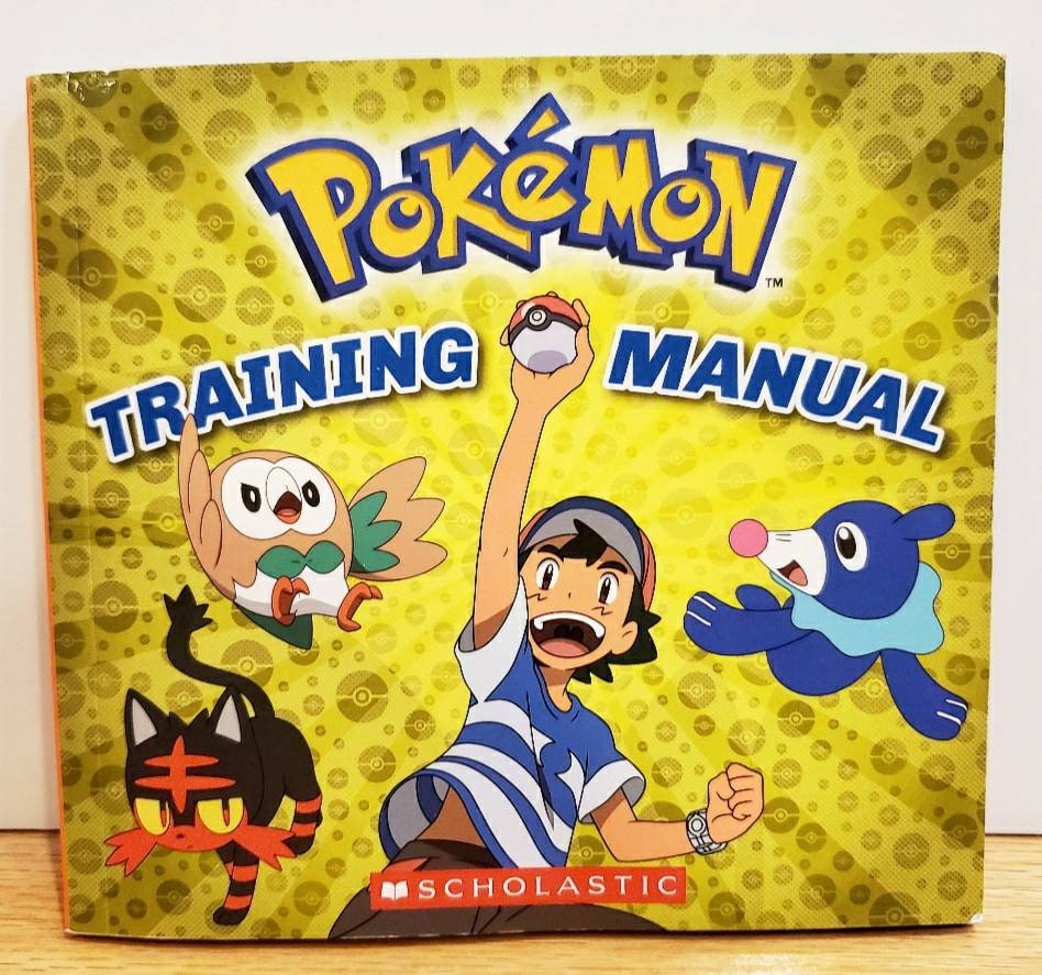Pokemon Training Manual Pokemon Book Pokemom Traning Manual | Etsy