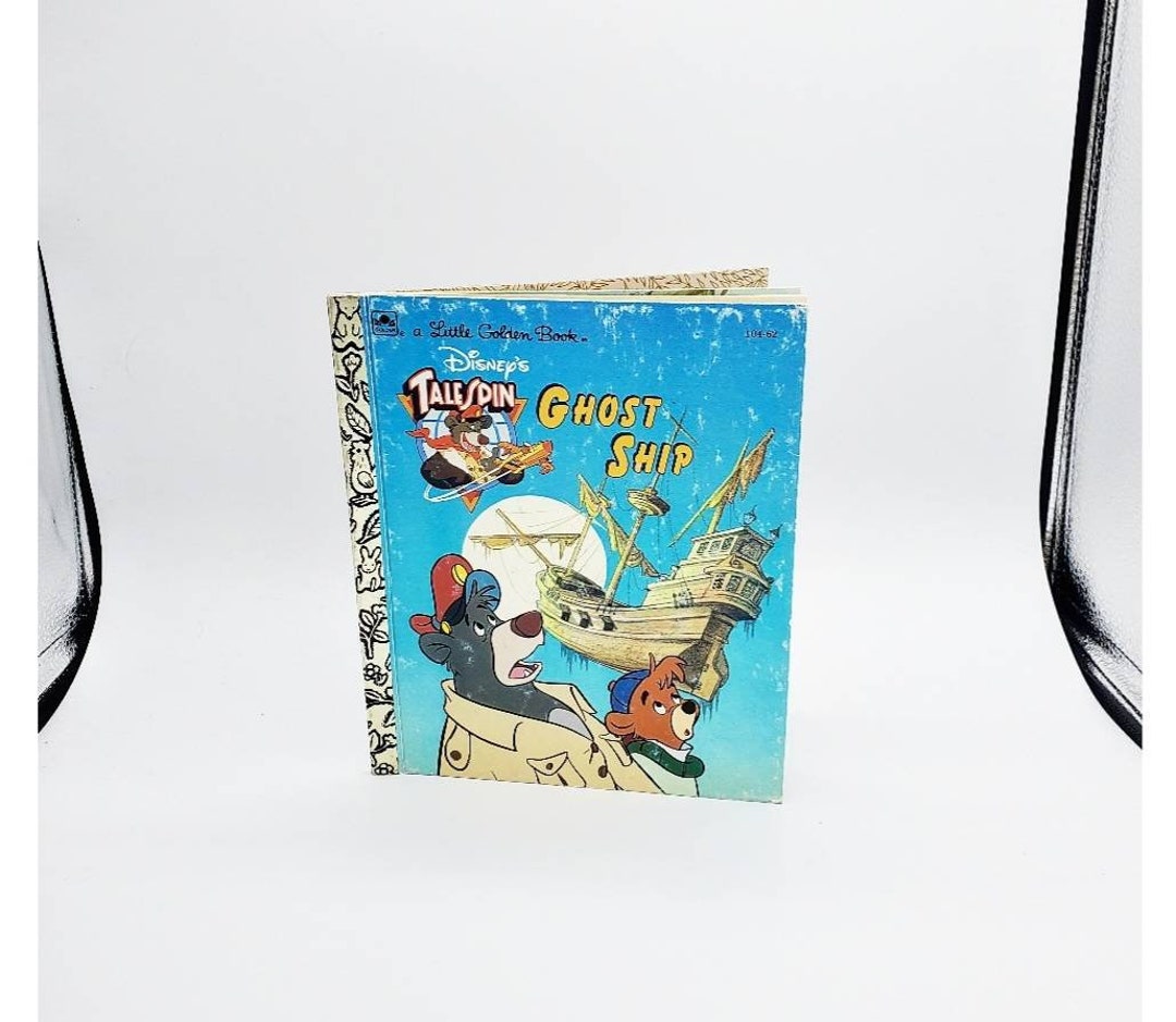 Talespin Ghost Ship Book, Vintage Talespin Ghost Ship Book, Vintage ...