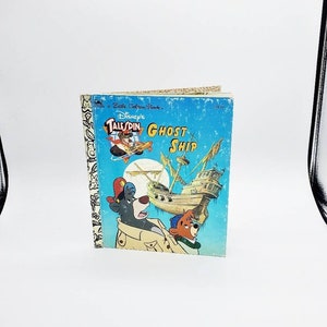 Talespin Ghost Ship Book, Vintage Talespin Ghost Ship Book, Vintage ...