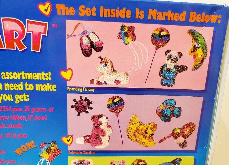 Lisa Frank Sequin Art Vintage Lisa Frank Craft Kit Vintage - Etsy
