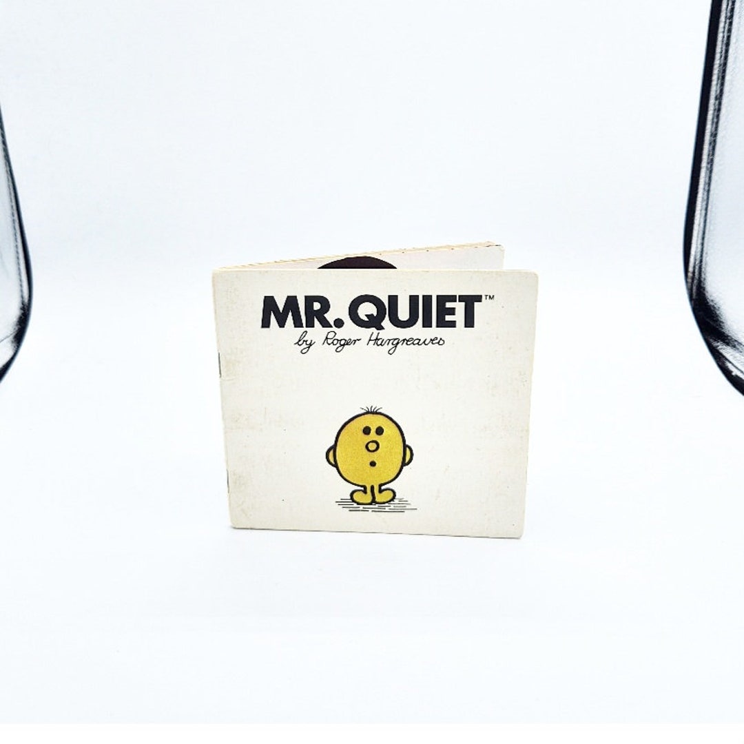 Vintage Mr Quiet Book Mr Men Book Mr Men Books Little Miss Books Roger Hargreaves Mr Men