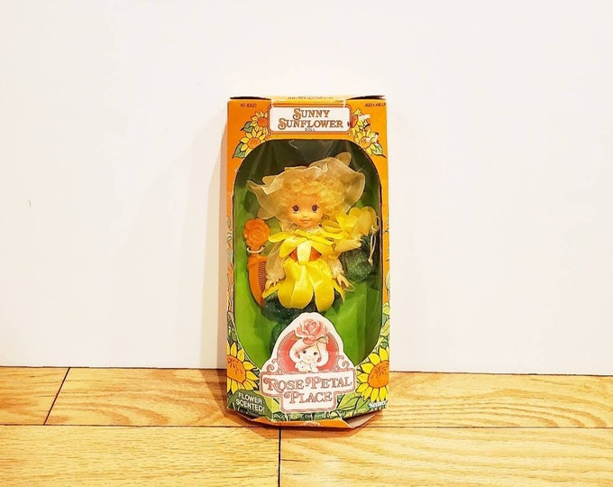 Sunny Sunflower Doll Rose Petal Place Dolls Vintage - Etsy