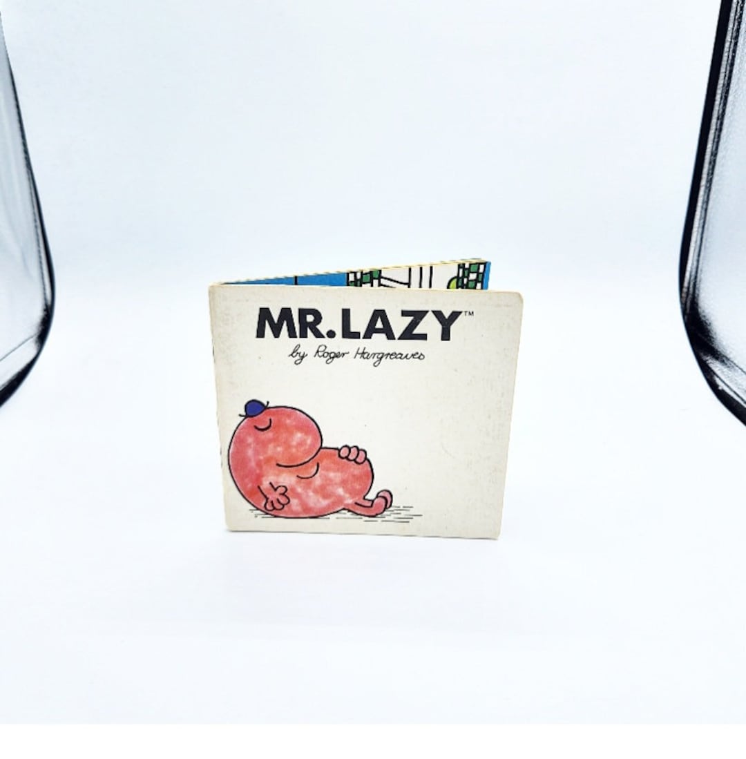 Vintage Mr Lazy Book, Mr Men Book, Mr Men Books, Little Miss Books, Roger Hargreaves, Mr Men, Mr ...