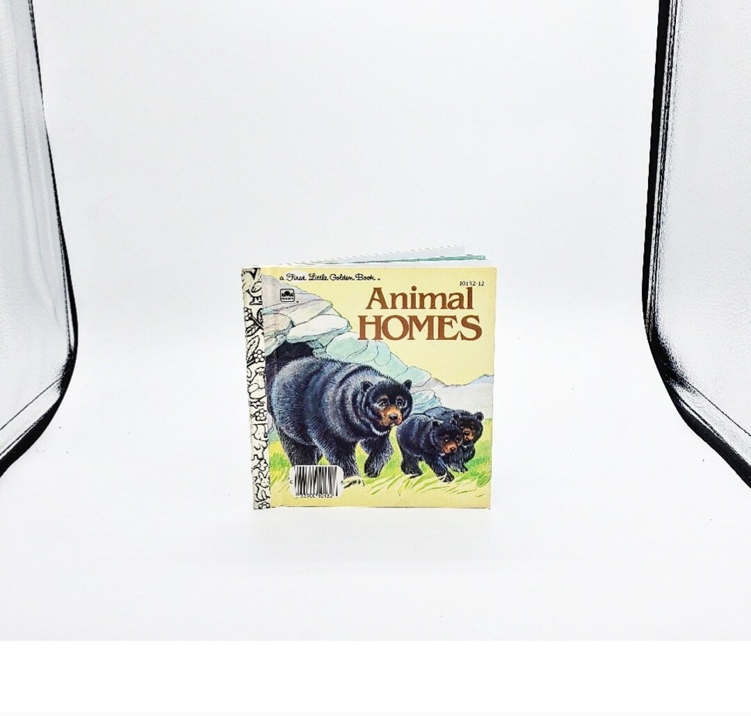 Animal Homes Book, Vintage Animal Homes Book, Animal Homes Golden Book ...