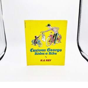 Curious George Rides a Bike, Vintage Curious George, Curious George ...