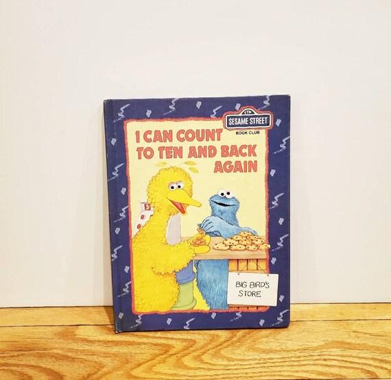 Sesame Street Count to Ten Book Vintage Sesame Street Books | Etsy