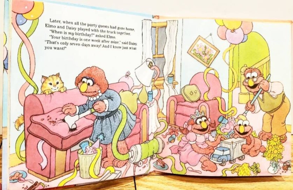 When is My Birthday Book Vintage Sesame Street Book Sesame | Etsy