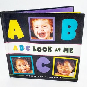 ABC Look at Me Book Learn Abcs Book Vintage ABC Books Learn - Etsy
