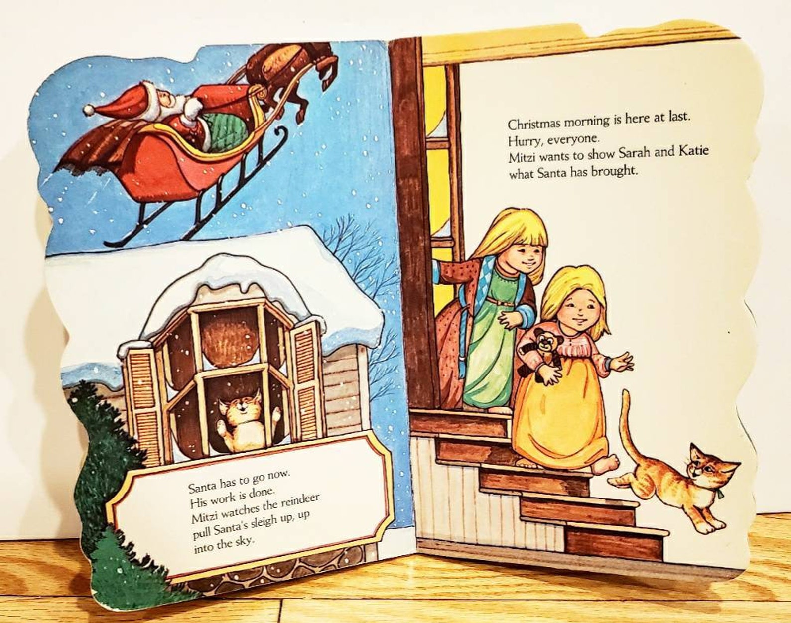 Here Comes Santa Claus Book Vintage Children's Christmas - Etsy