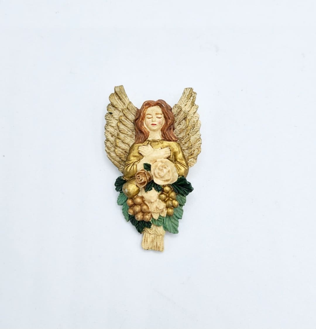 Vintage Angel Pin, Vintage Angel Brooch, Angel Christmas Pin, Vintage ...