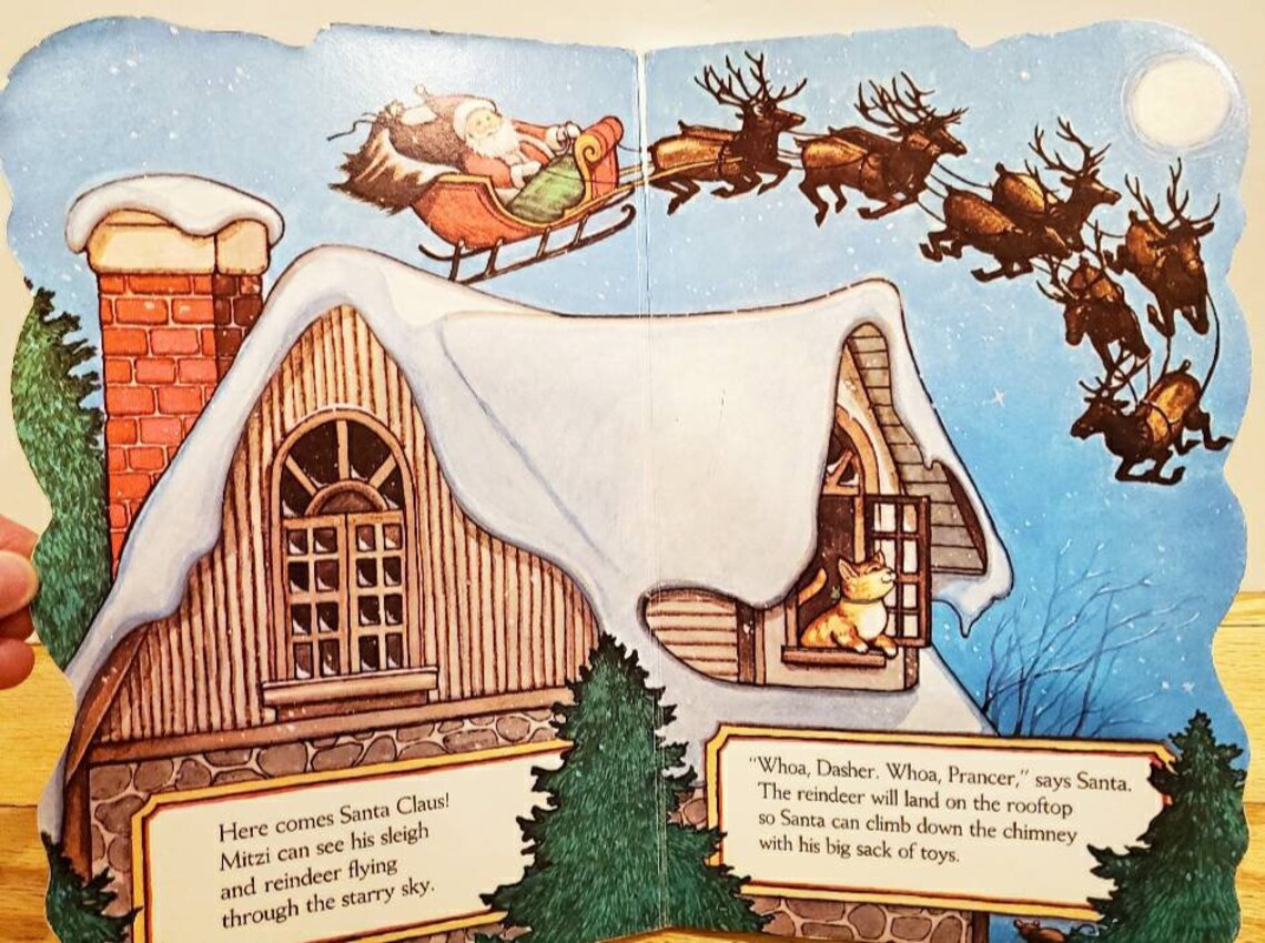 Here Comes Santa Claus Book Vintage Children's Christmas | Etsy