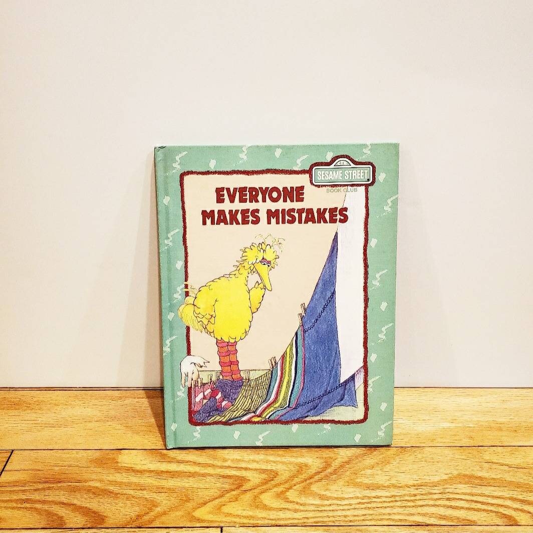 Everyone Makes Mistakes Book Vintage Sesame Street Books - Etsy Finland