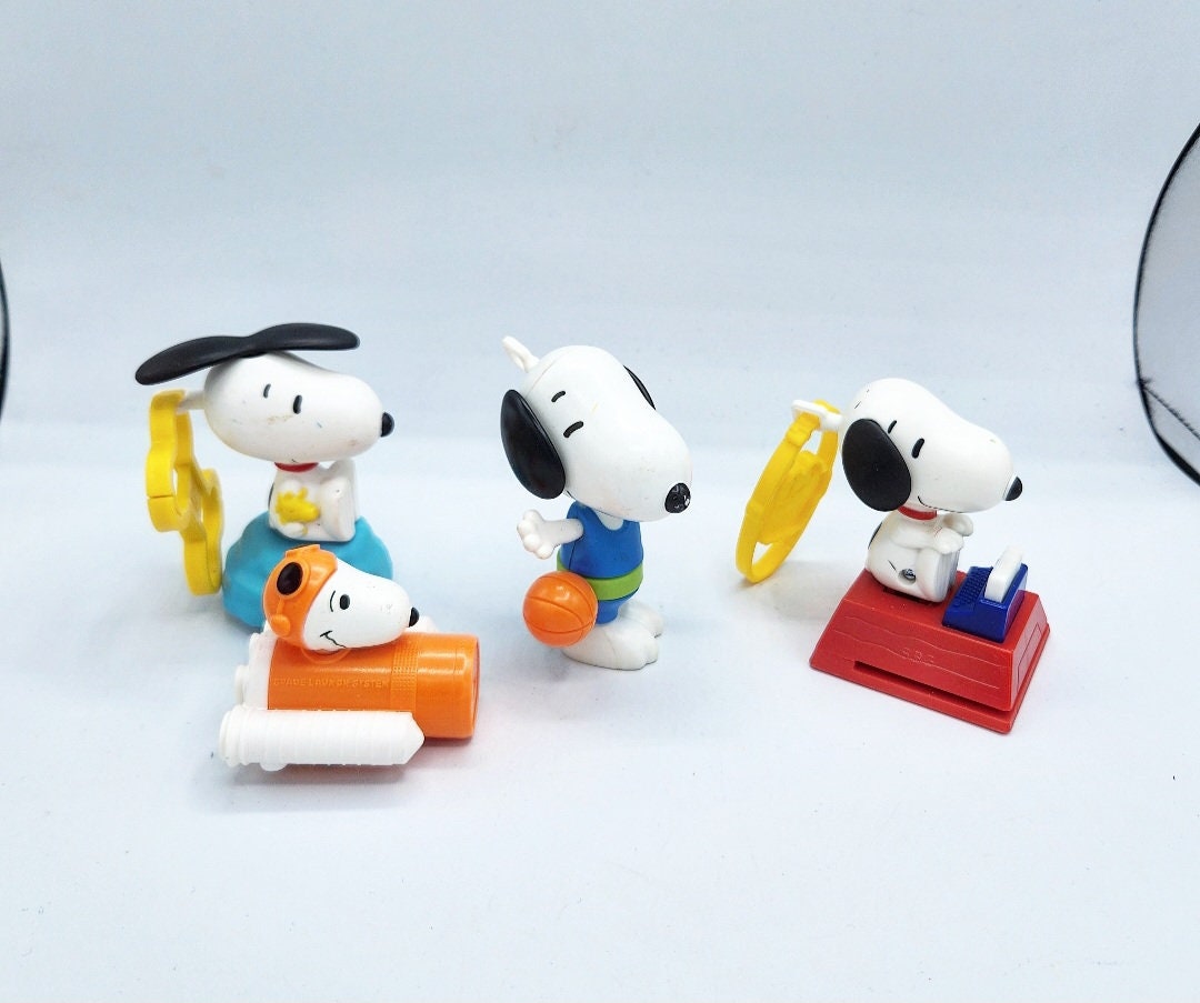 Set of Snoopy Toys, Snoopy Toys, Vintage Snoopy Toys, Peanuts Snoopy ...