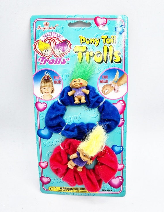 Vintage Troll Doll Toys, 80s Scrunchies, Troll Hair T… - Gem