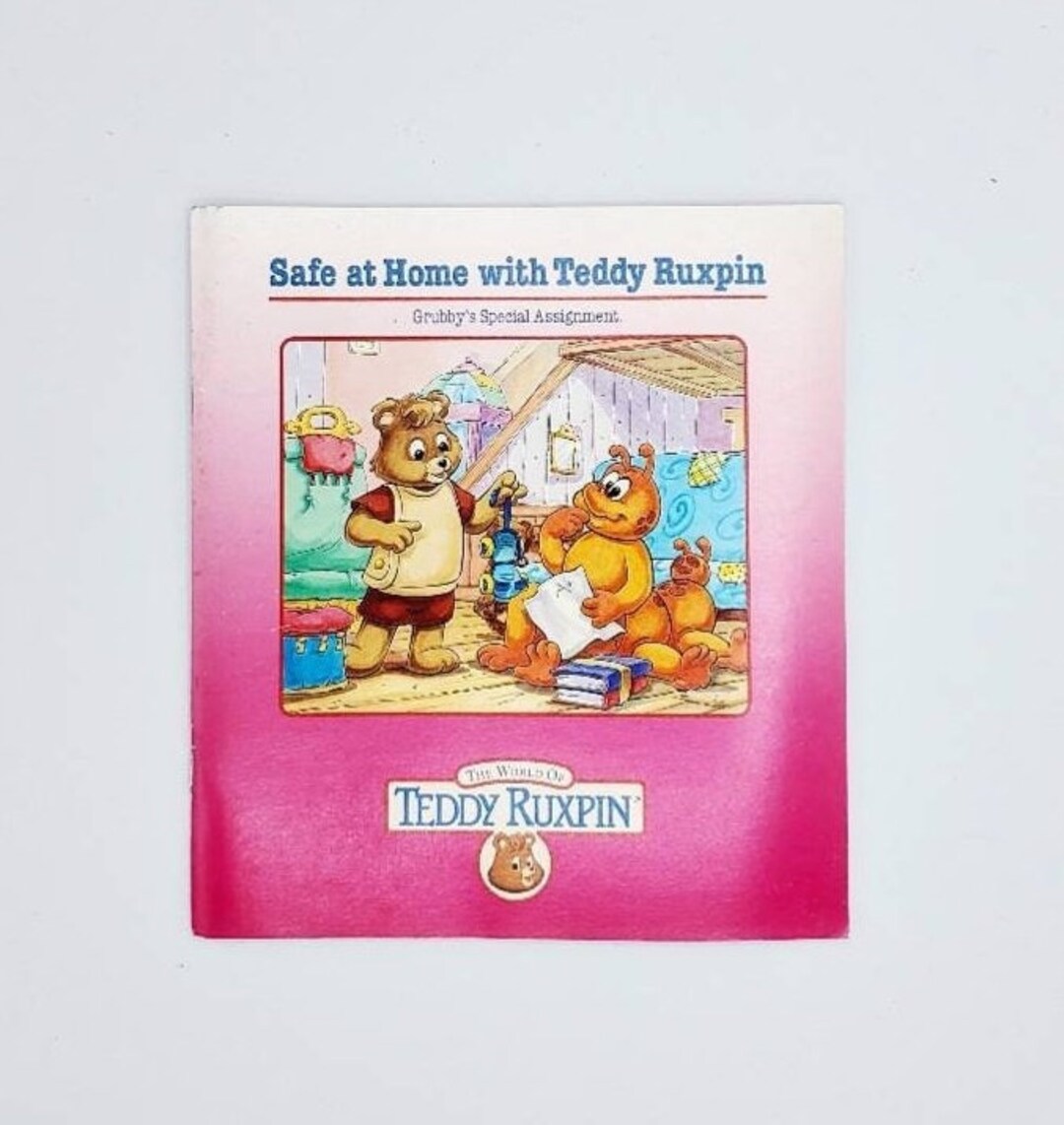 Safe at Home With Teddy Ruxpin Book, Safe at Home With Teddy Ruxpin ...