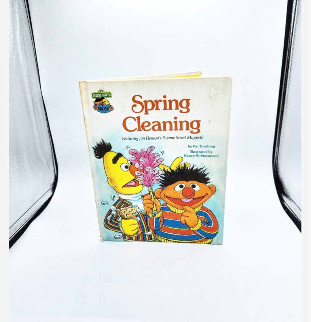 Sesame Street Spring Cleaning Book, Vintage Sesame Street Books ...