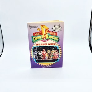 Power Rangers Book Vintage Power Rangers Book Power Rangers - Etsy