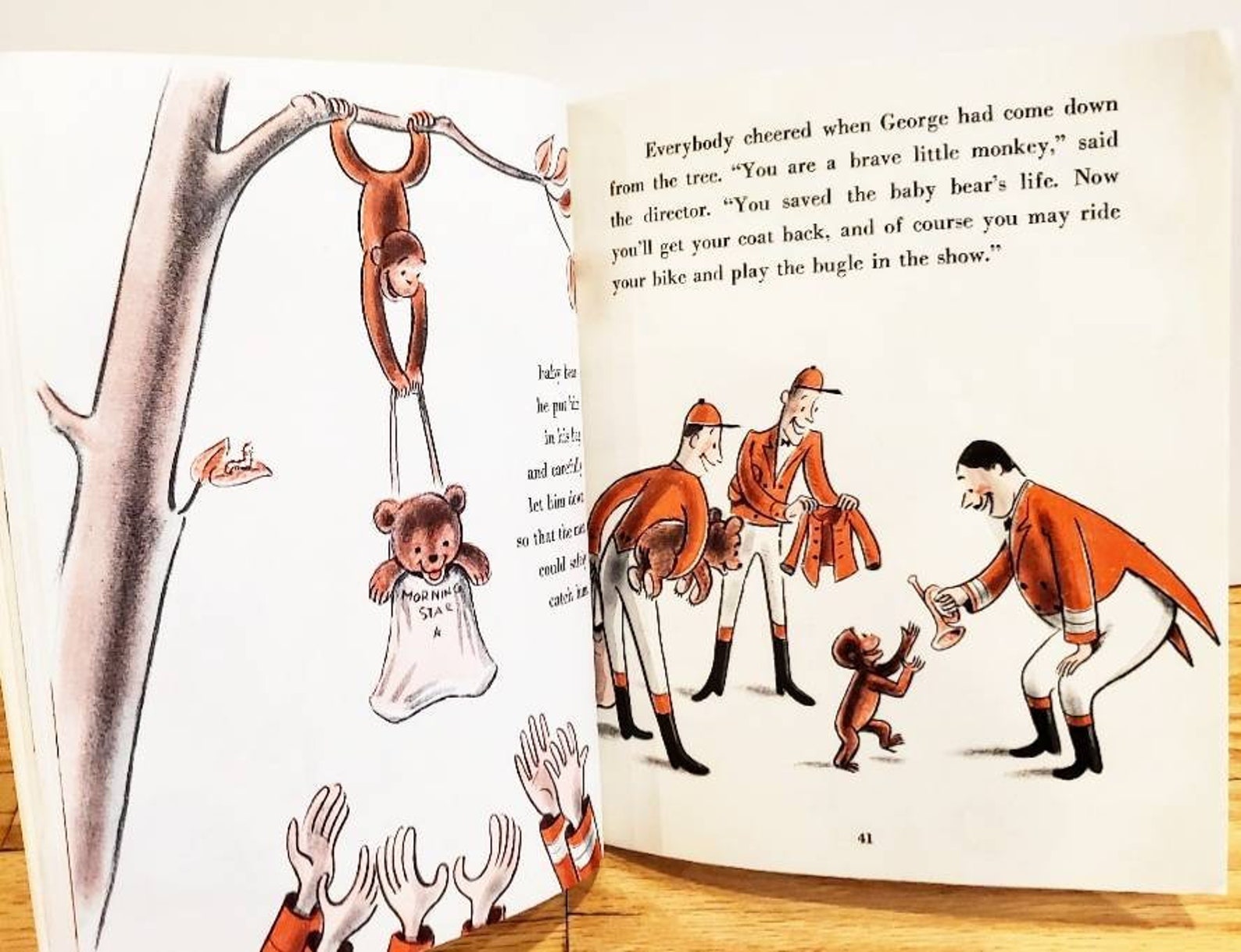 Curious George Rides a Bike Vintage Curious George Curious - Etsy