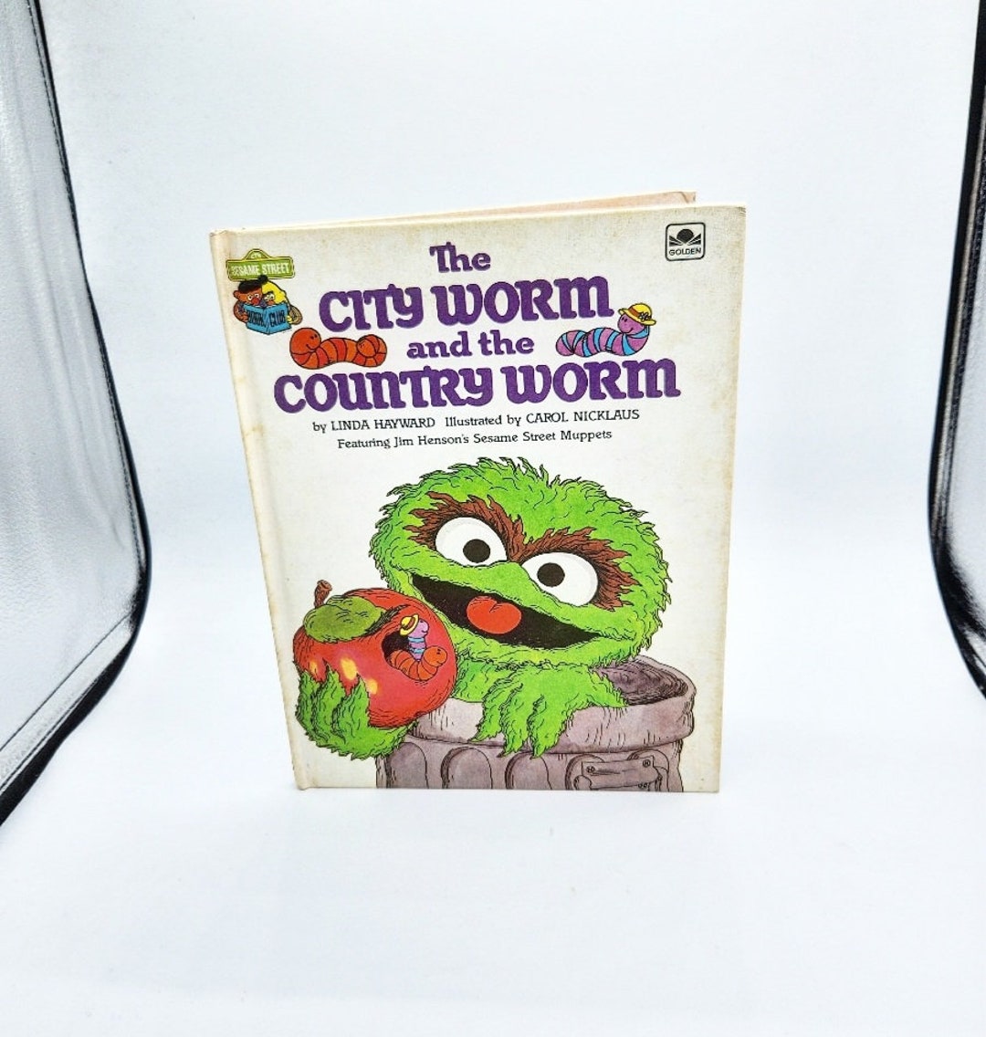 The City Worm And The Country Worm Book Vintage Sesame Street Etsy