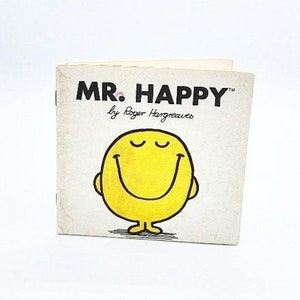Vintage Mr. Happy Book - Etsy