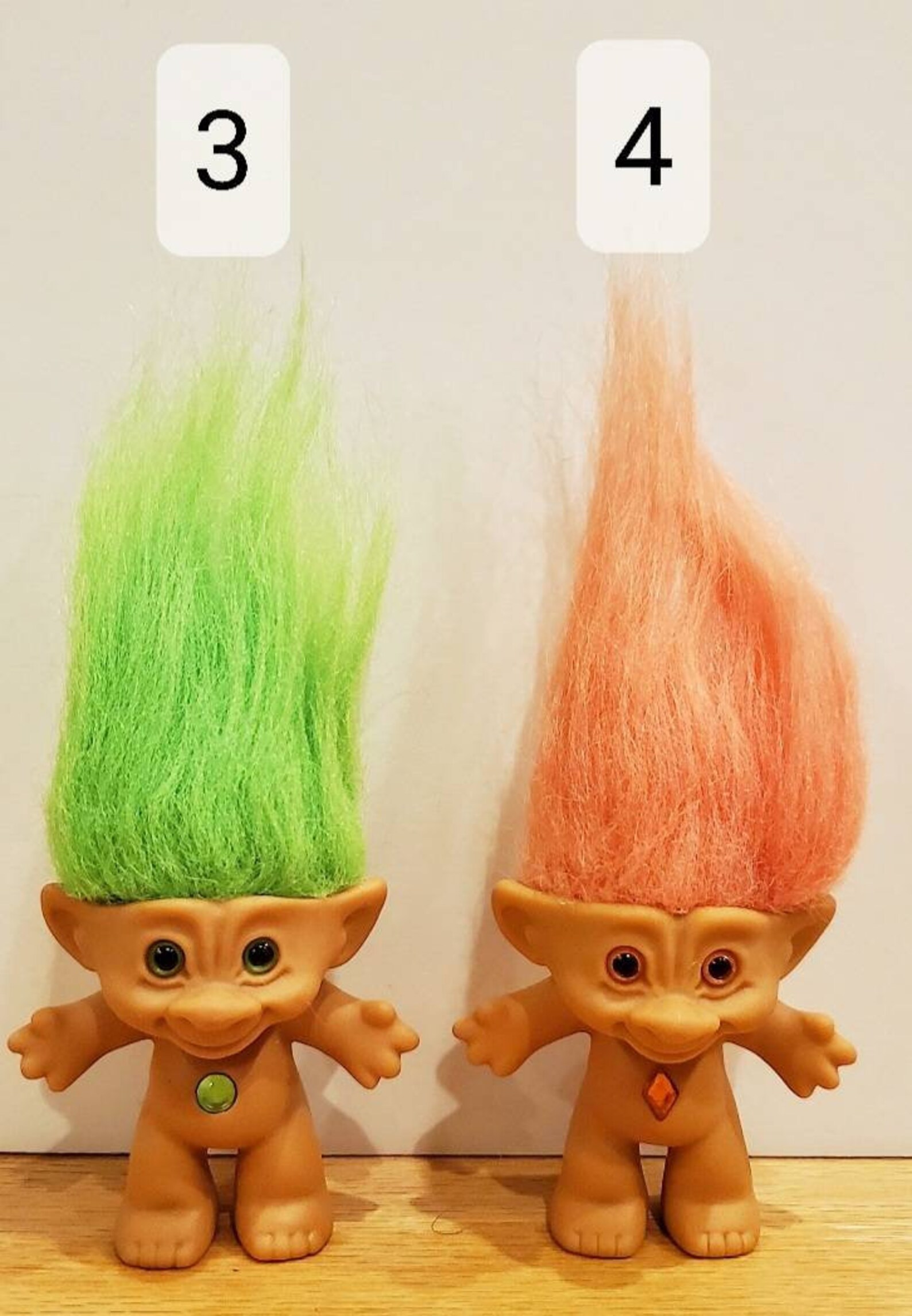 PICK Your OWN Treasure Troll Vintage Treasure Trolls | Etsy
