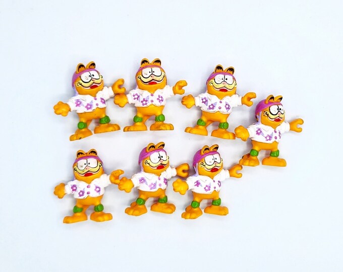 Set of Vintage Garfield Toys, Garfield Toys, 80s Toys, Garfield Toy ...