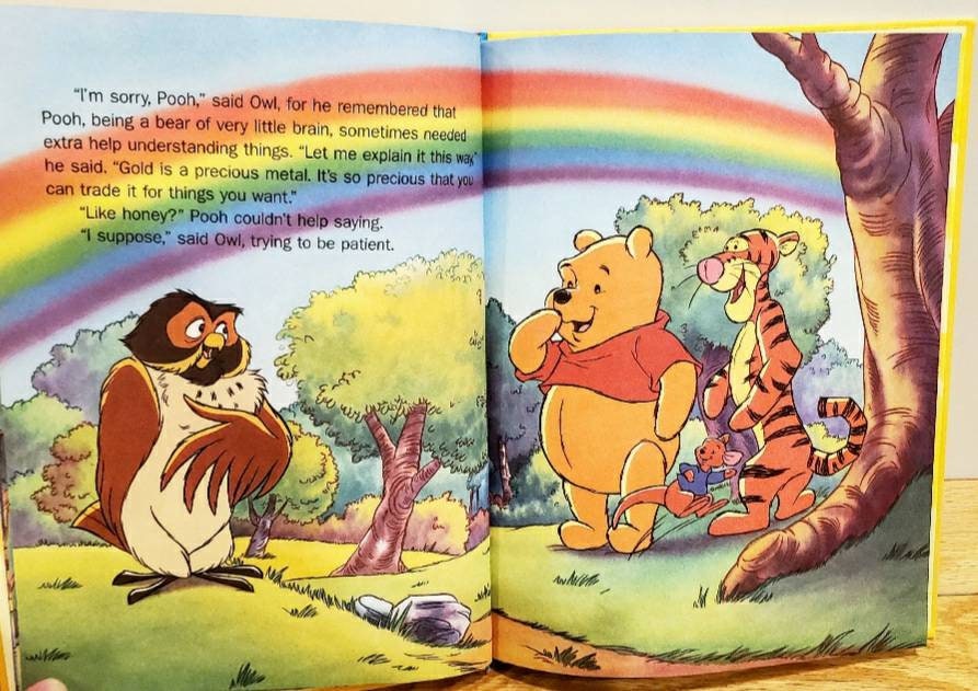 Vintage Pooh Book Pooh Good as Gold Book Out and About With | Etsy