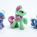 Set of My Little Pony Toys, My Little Pony Toys, Vintage MLP, Blue ...