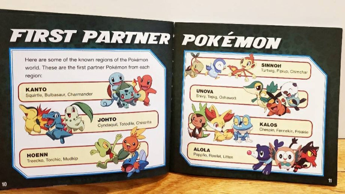 Pokemon Training Manual Pokemon Book Pokemom Traning Manual | Etsy