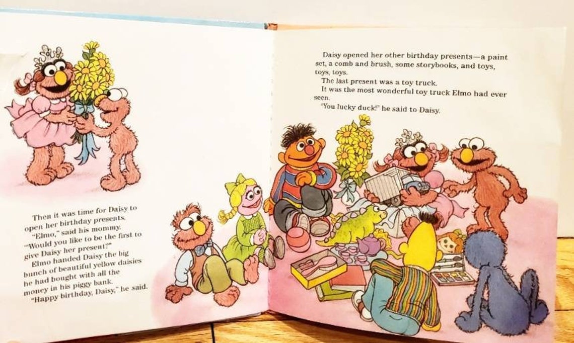 When is My Birthday Book Vintage Sesame Street Book Sesame | Etsy
