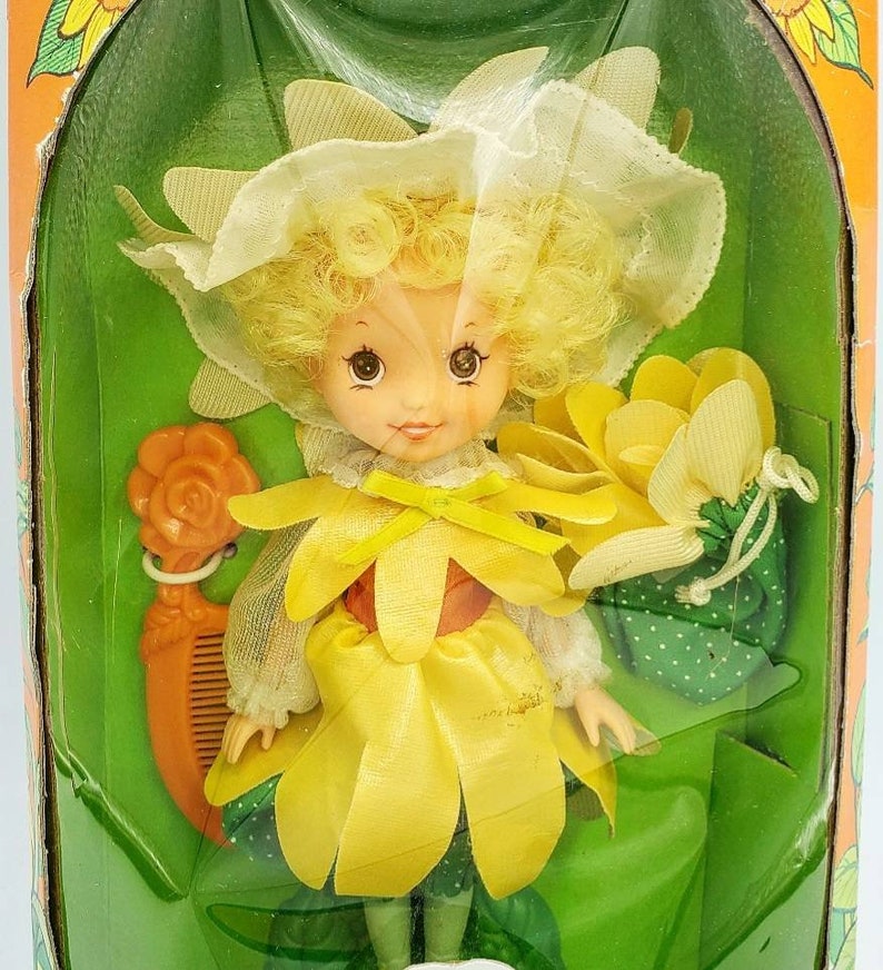 Sunny Sunflower Doll Rose Petal Place Dolls Vintage - Etsy